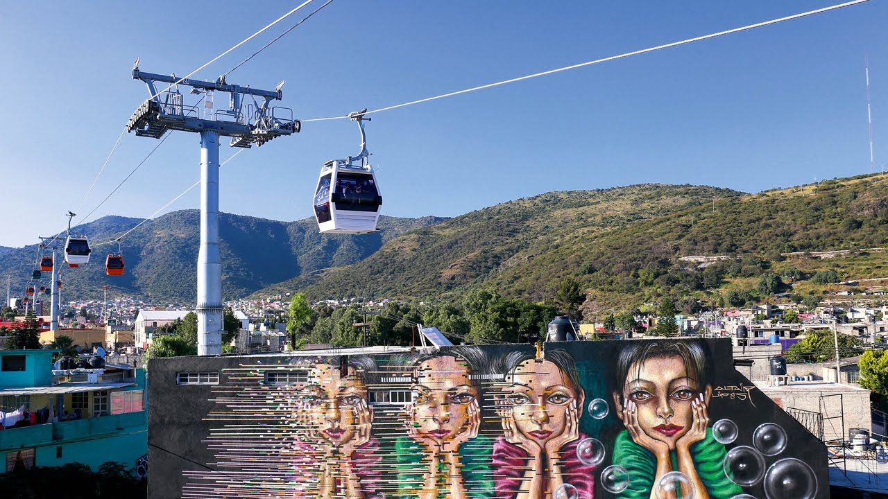 The first urban ropeway in Mexico - GD10 Ecatepec - YouTube