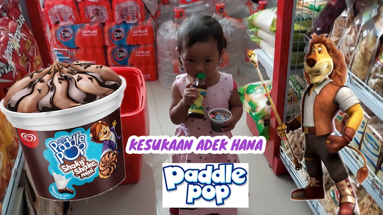 DRAMA MAKAN ES KRIM || makan es krim paddle pop shaky shake mini ...