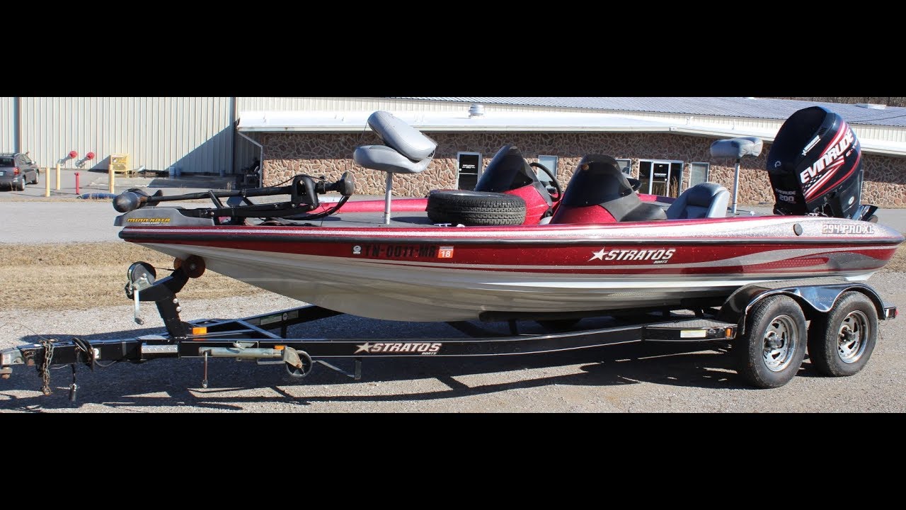 2006 Stratos 294 Pro XL Bass Boat Online at Tays Realty & Auction, LLC ...