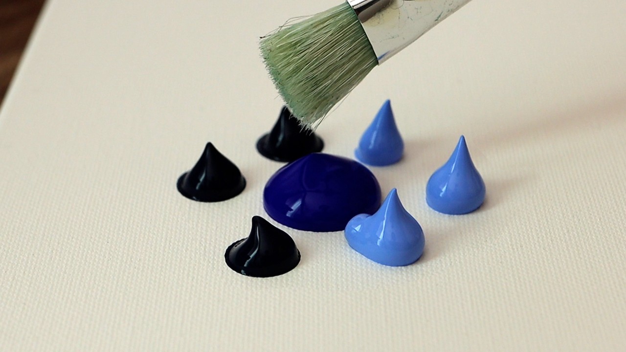 Lovely Moonlight Scenery | Relaxing Acrylic Painting #466 - YouTube