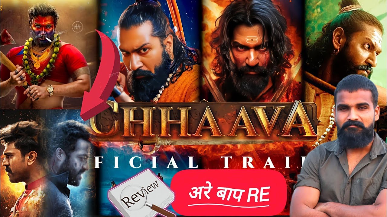 Chhava | trailer review | Vicky K | #chhava #trailer | #review ...