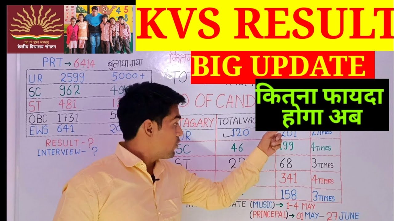 KVS Result update 2023🔥🔥| KVS prt tgt pgt result and interview🗞️ | KVS ...
