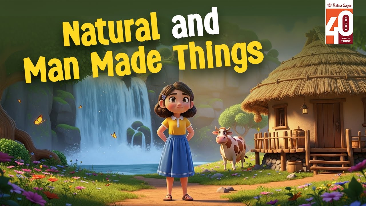 Natural and Man Made Things | Ratna Sagar | English Story Animated ...