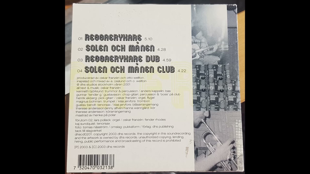 Oskar Franzen Swedish Reggae 2003 - YouTube