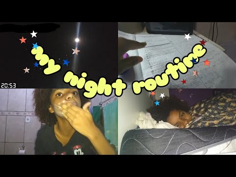 Minha rotina da noite/my night routine/ Hey Sarinha!