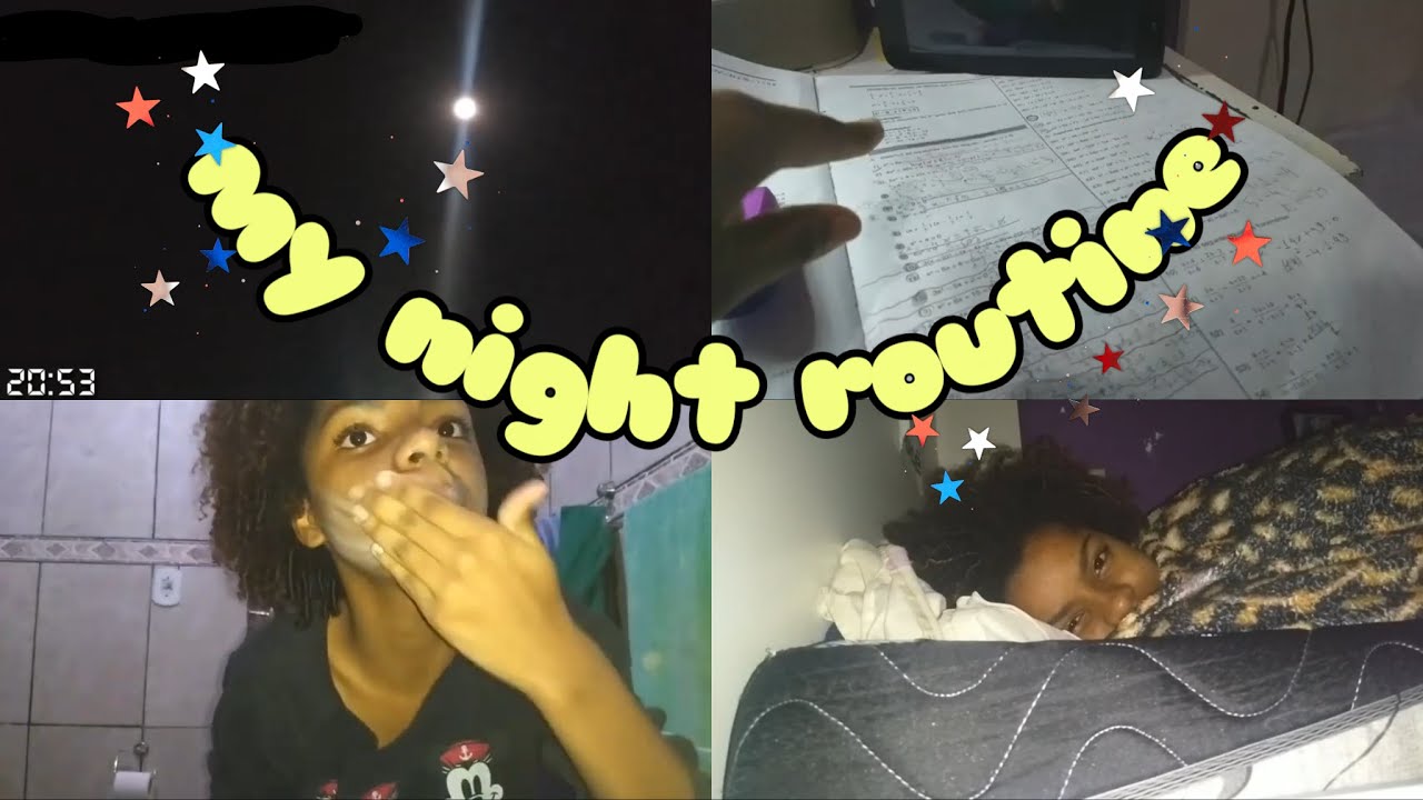 Minha rotina da noite/my night routine/ Hey Sarinha! - YouTube