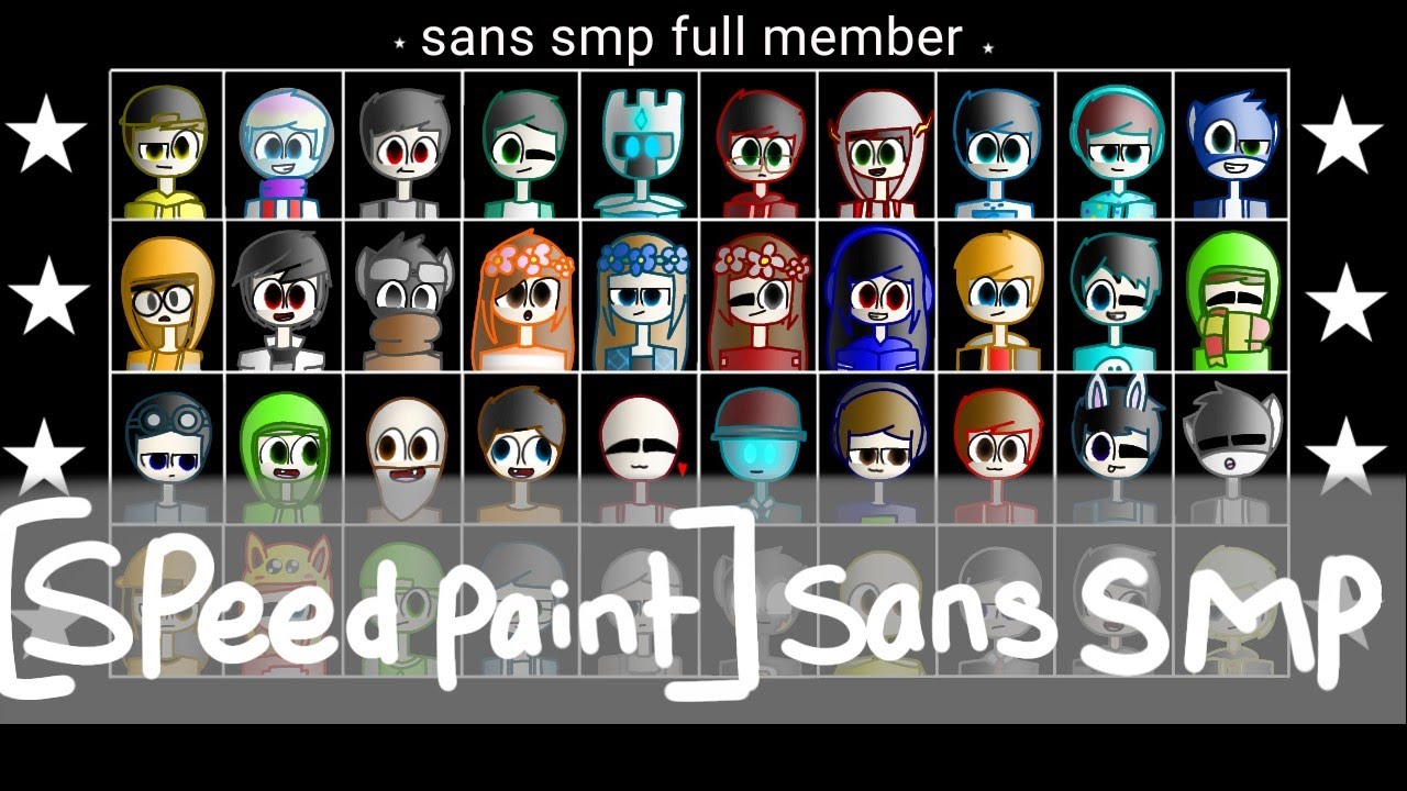 [Speedpaint] sans smp (old) - YouTube