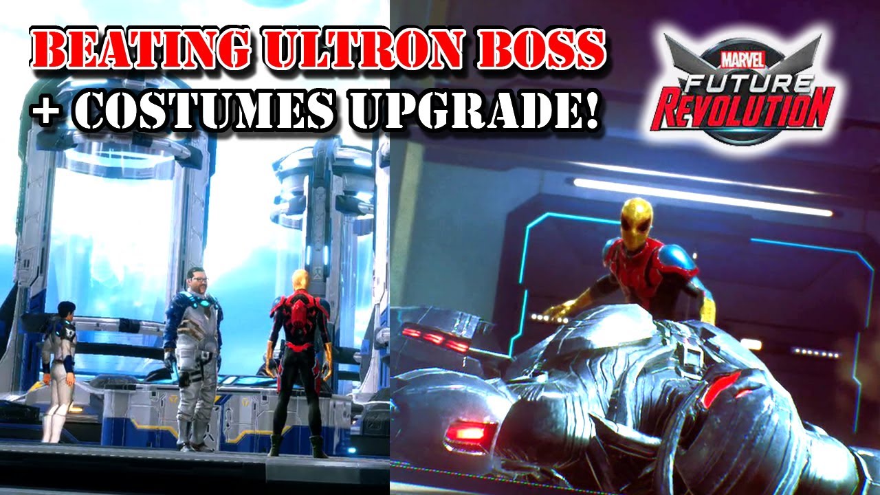 BEATING ULTRON BOSS & HOW TO UPGRADE/ENHANCE COSTUMES | MARVEL FUTURE ...
