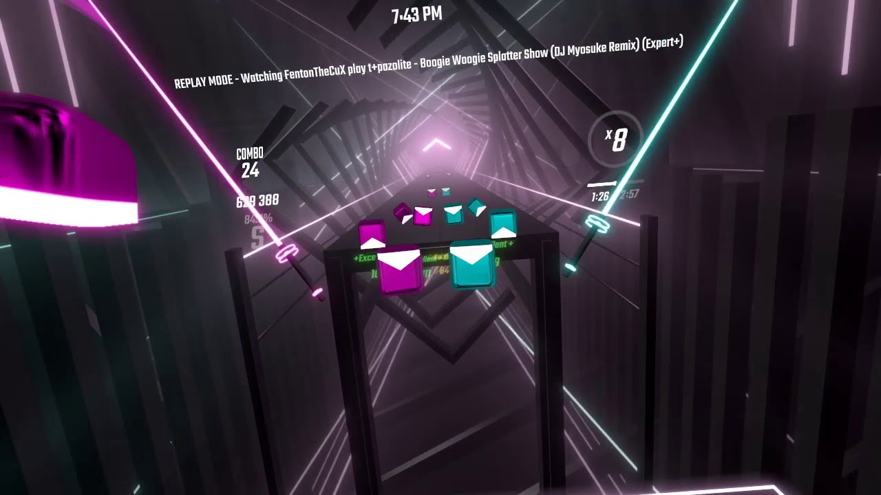 This Beat Saber Map Has The Most Insane End Boogie Woogie Splatter