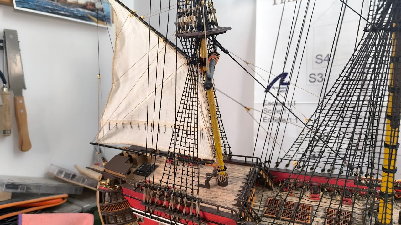 Navio de Linea Santisima Trinidad 1:84 de Artesania Latina Ep. 174 ...