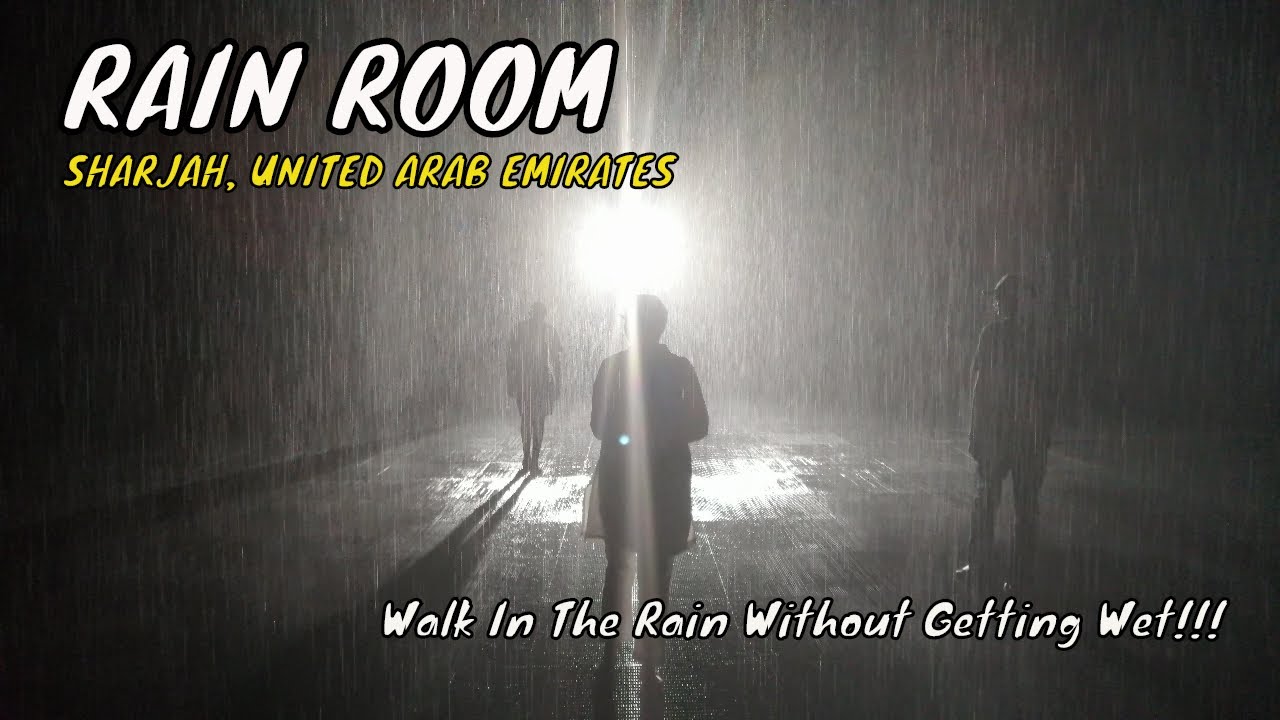 Rain Room (Walking In Rain Without Getting Wet! AMAZING!!!) - Sharjah ...