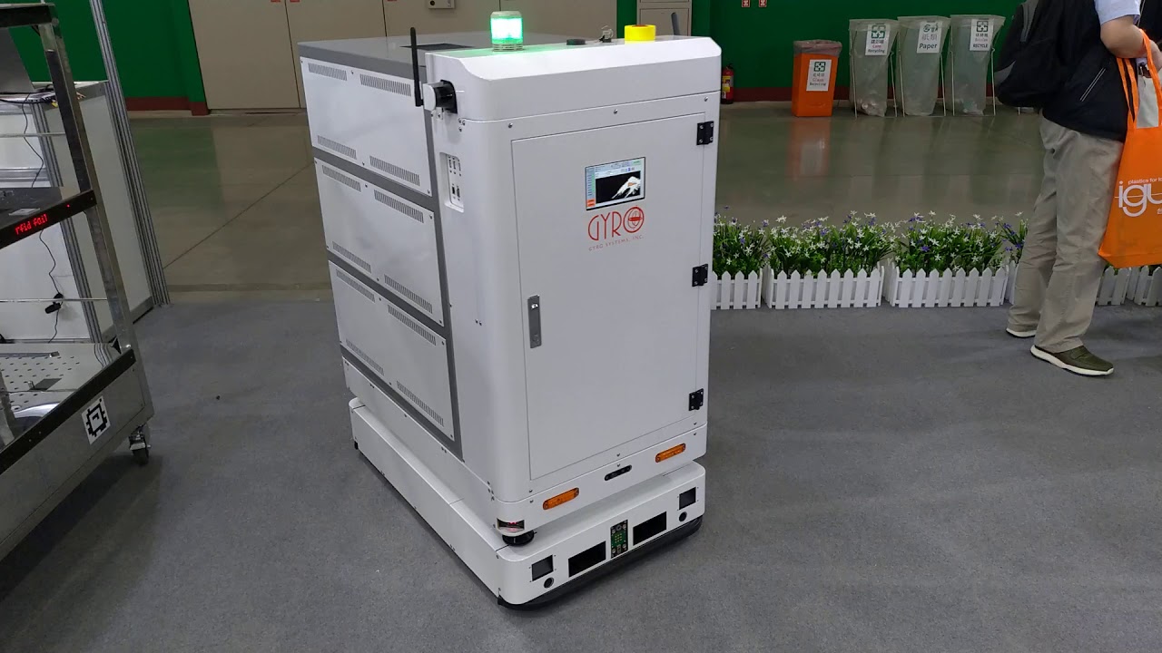 Gyro Systems Inc. Autonomous Mobile Robot (AMR) - YouTube