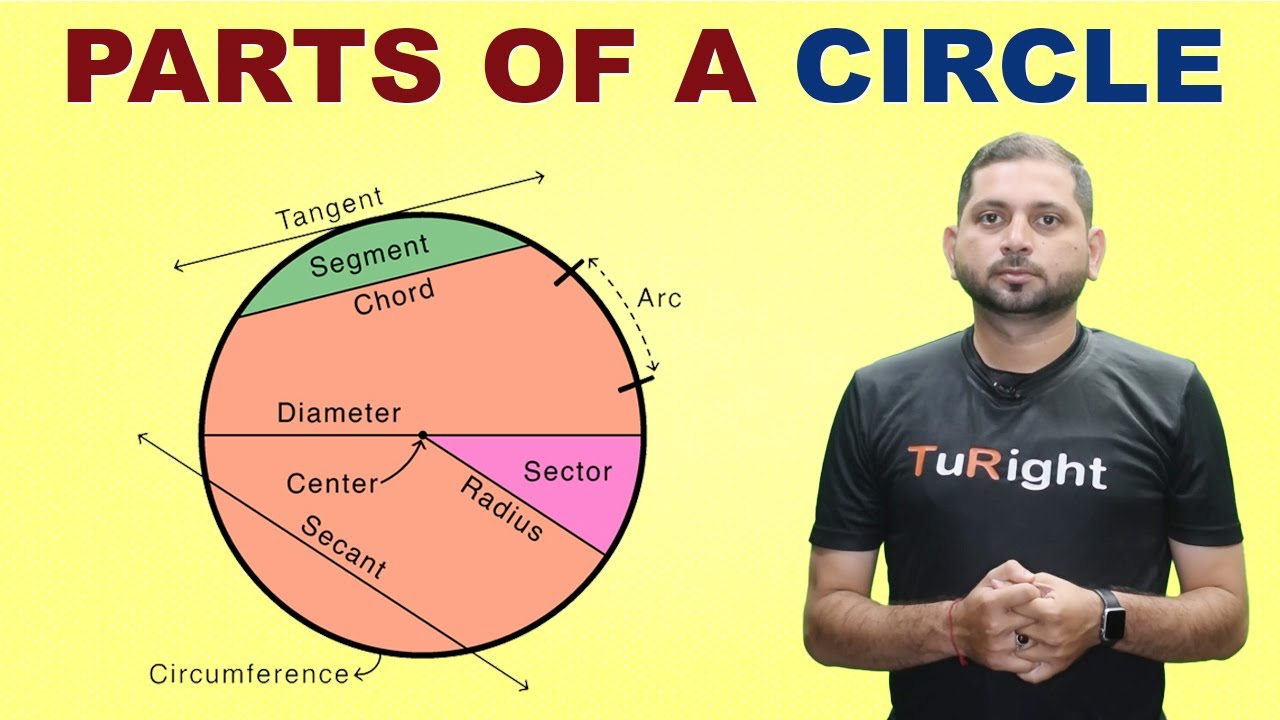 Parts of a Circle | Centre, Radius, Chord, Diameter and Circumference ...