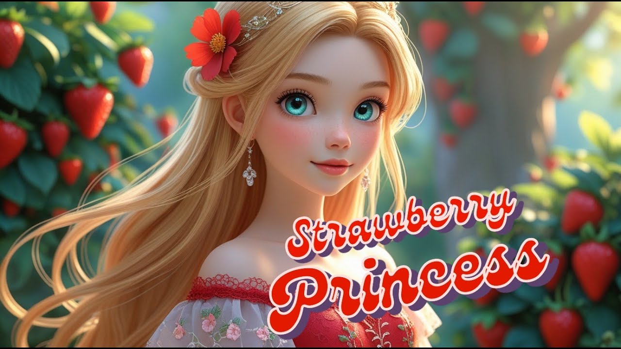 The Witch & Strawberry Princess 🍓| Full Movie 🎬 | English story ...