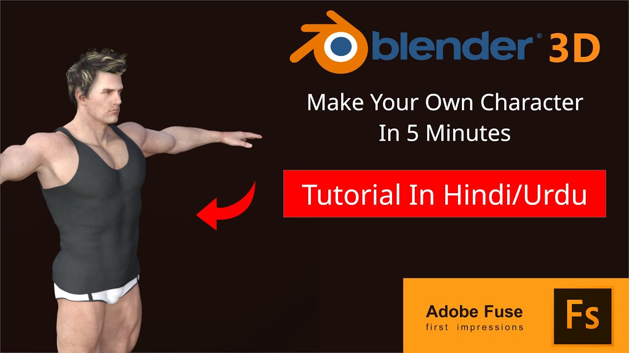 character & animate 3d character in 5 minutes - YouTube