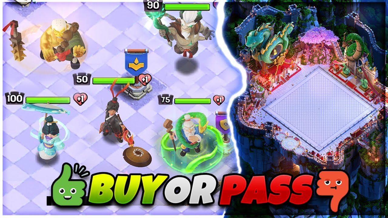BUY OR PASS SNAKE SKINS & LNY LEGENDARY SCENERY IN CLASH OF CLANS - YouTube
