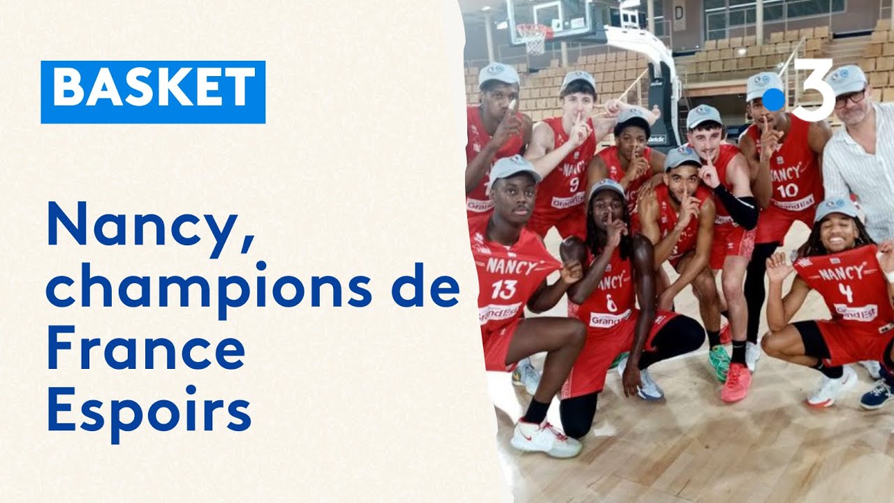 Basket: les espoirs du Sluc Nancy sacrés champions de France - YouTube