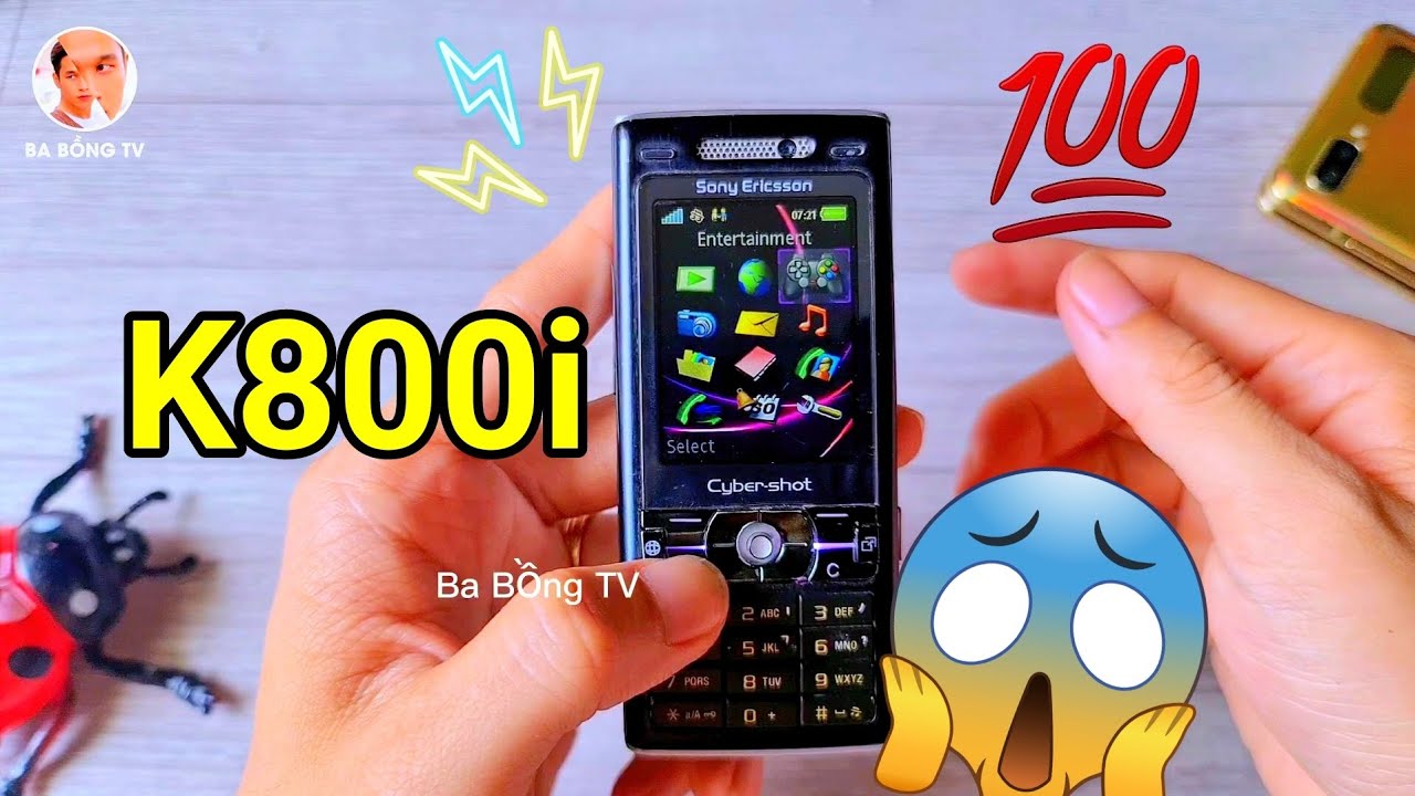 Review Sony Ericsson K800i | Game on K800i | Ba Bồng TV - YouTube