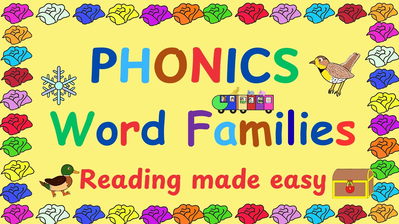DIY KS1 PHONICS WORD FAMILIES 3: Reading made FUN & EASY 4 Kids; Learn ...