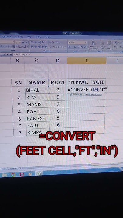 কম্পিউটারে ফুট থেকে ইঞ্চিতে কিভাবে কনভার্ট করব || How To Convert Feet ...