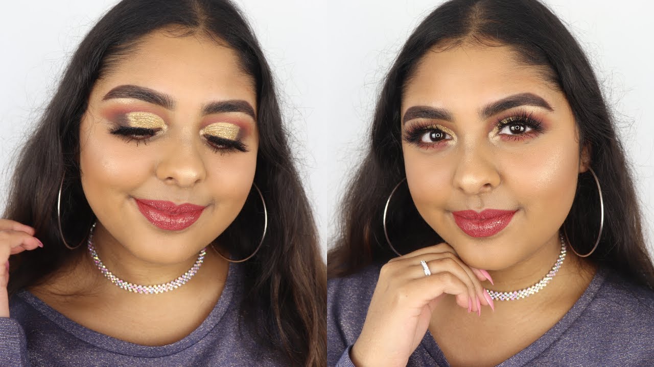 New Years Eve Glam Makeup Tutorial Youtube
