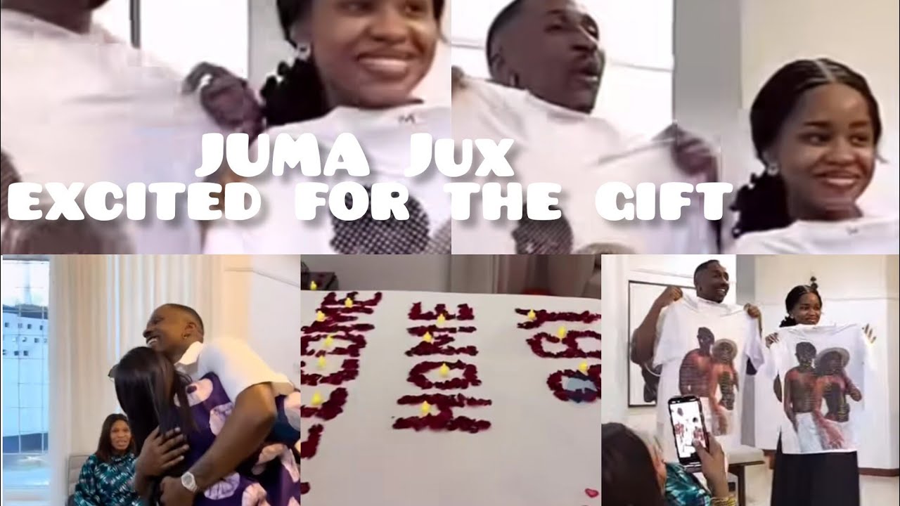 JUX & Priscilla received a gift from Priscy Mother in Tanzania,as she ...