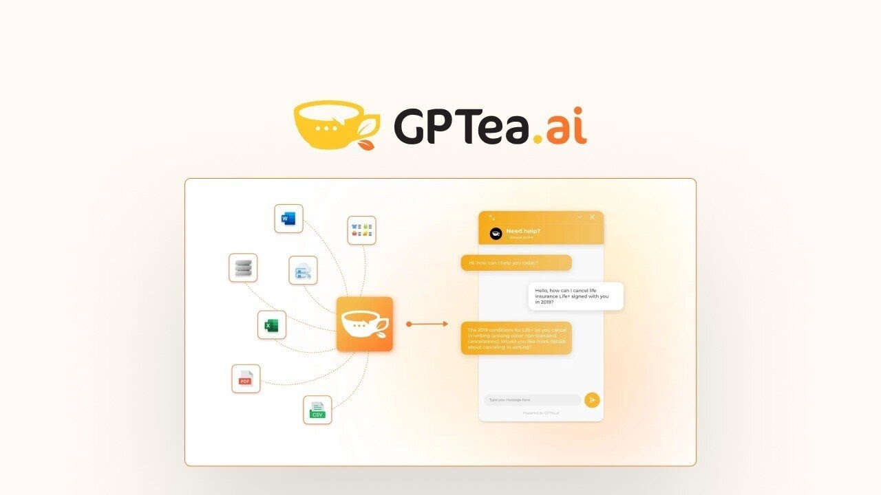 GPTea.AI Lifetime Deal - Train AI Chatbot With Custom Data - YouTube
