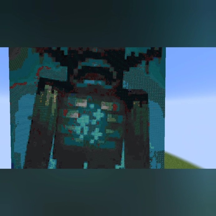 Epic fan pixel art 🤩 #epic #minecraft #pixelart #logoart #warden - YouTube