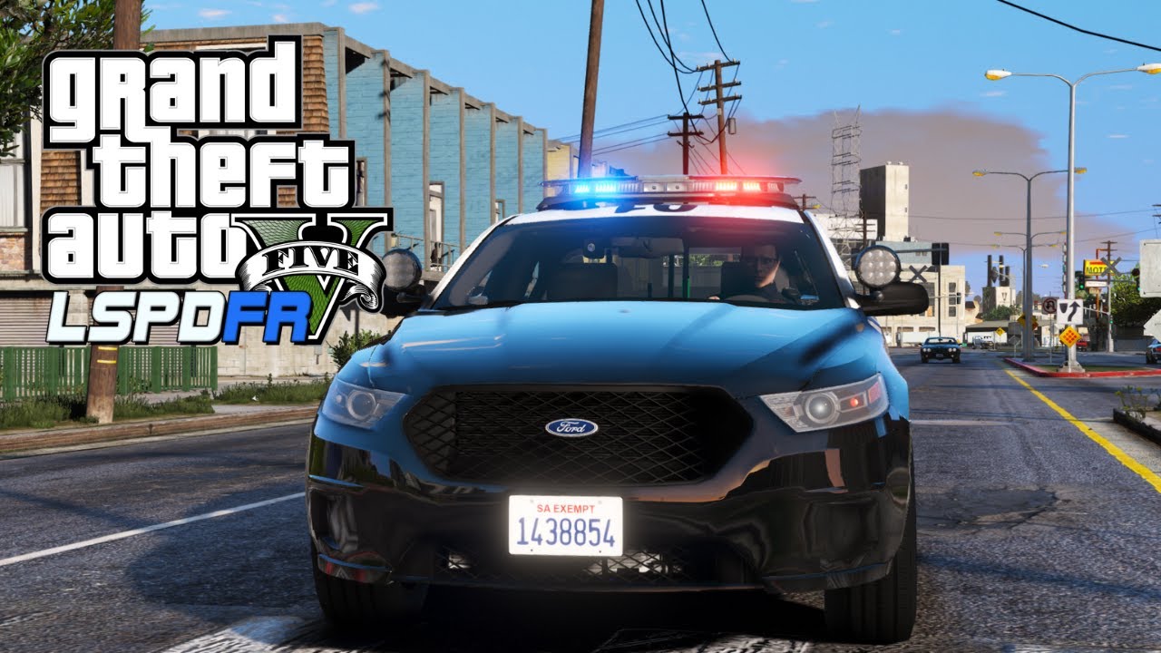(No Commentary) GTA V LSPDFR | LAPD City Patrol | Officer Down ...