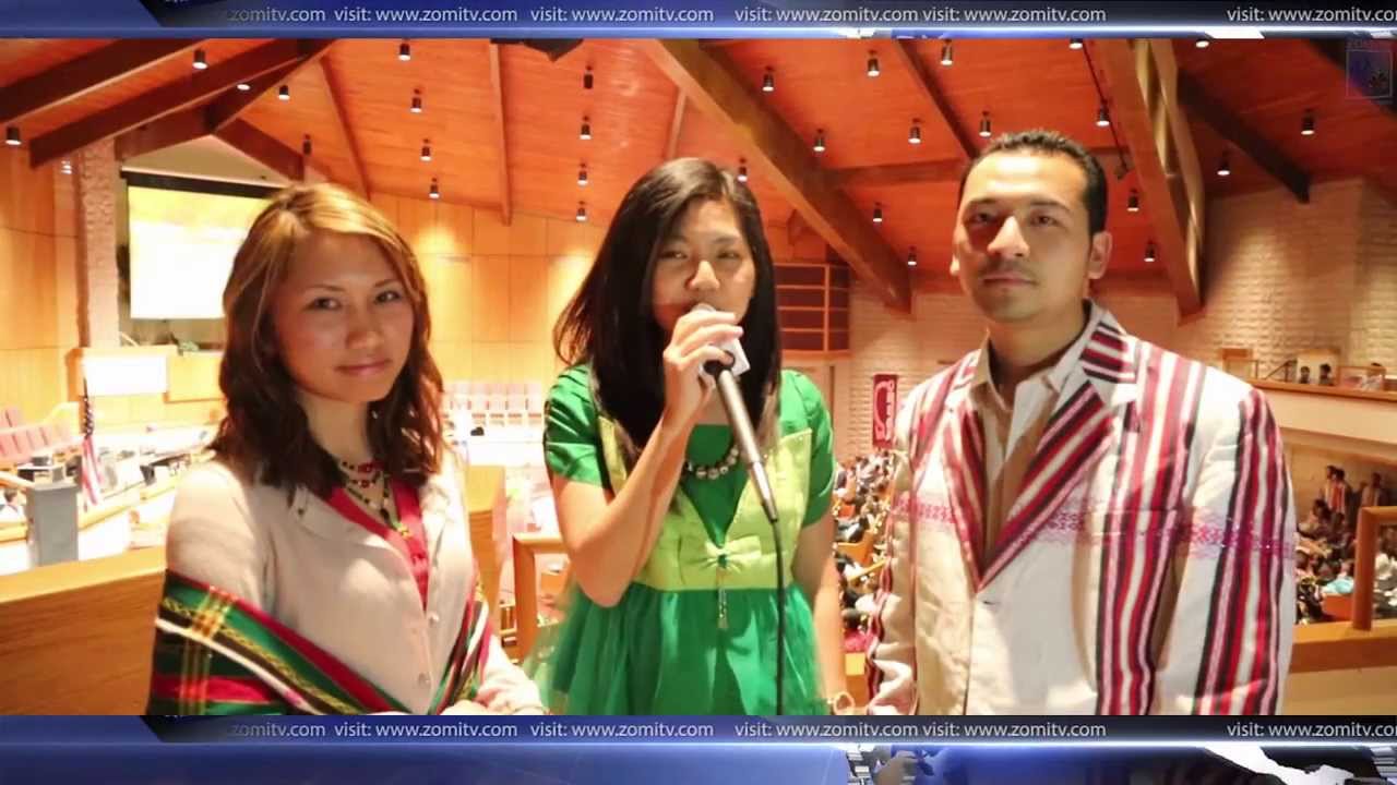 Interviewing in the event of "The 66th Anniversary of Zomi National Day ...