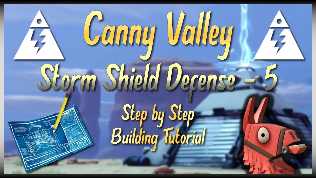 CANNY VALLEY Storm Shield Defense 5 - Step By Step Building Tutorial ...