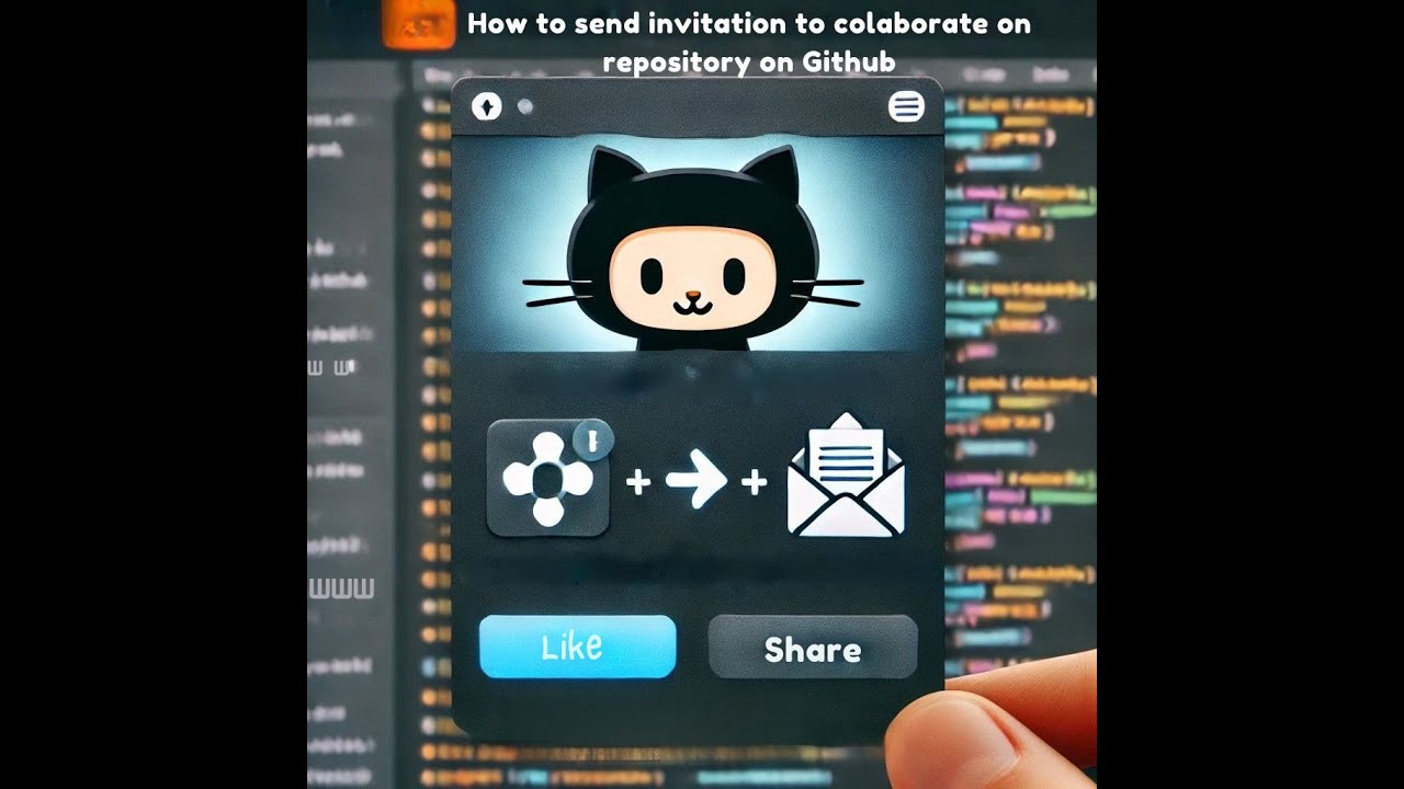 How to send invitation to colaborate on repository on Github - YouTube