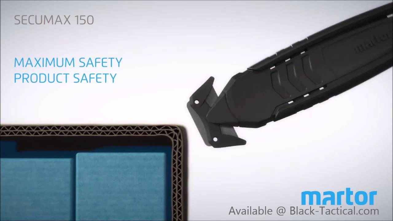 Martor Secumax 150 Safety Cutter - YouTube