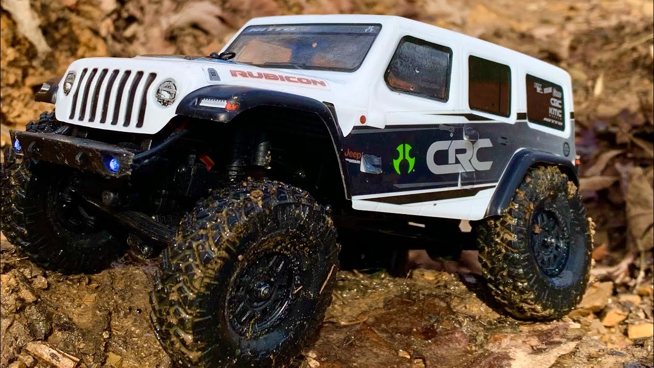 AXIAL SCX24 JEEP RUBICON (CRC EDITION) OUTDOOR ADVENTURE - YouTube