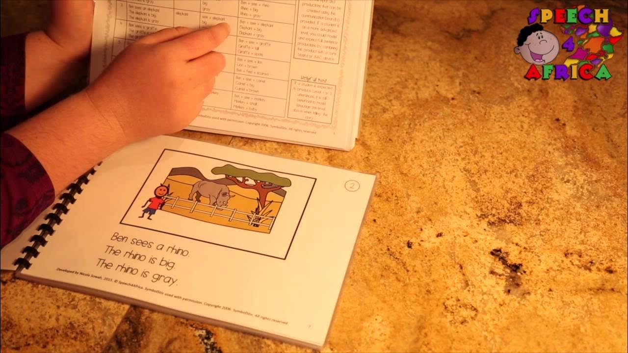 AAC Story Units: Going to the zoo (Symbolstix) - YouTube