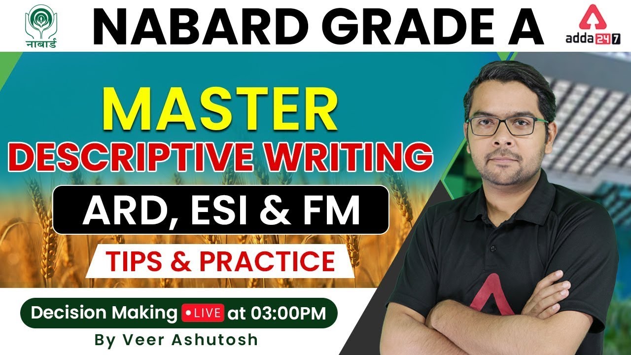 NABARD Grade A Preparation | Master Descriptive Writing for NABARD ...