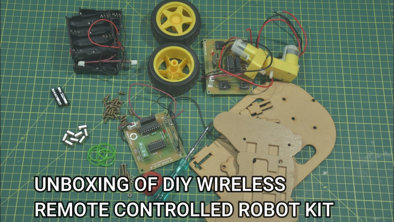 Unboxing of DIY wireless remote controlled car robot | STEM Education ...
