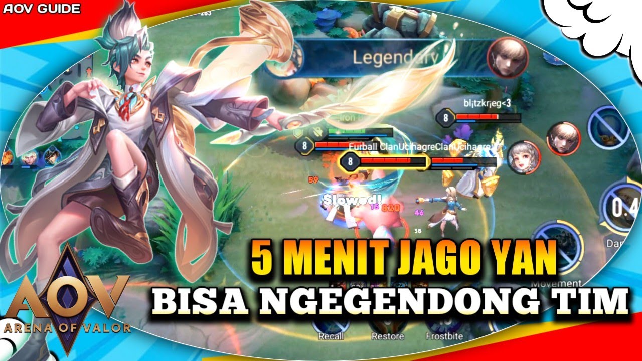 Cara Main Hero Yan - AOV Yan Guide - Arena of Valor | Liên Quân mobile | 펜타스톰 | 傳說對決 | RoV - YouTube