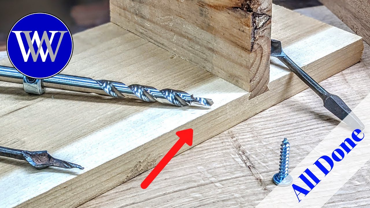 How To Attach A table Top To Frame Or Legs - YouTube
