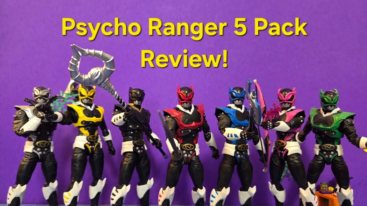 Psycho Ranger 5 Pack! Power Rangers Ligning Collection Amazon Exclusive ...