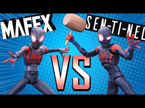 Mafex vs. Sentinel: Who made better SPIDER-VERSE Figures??