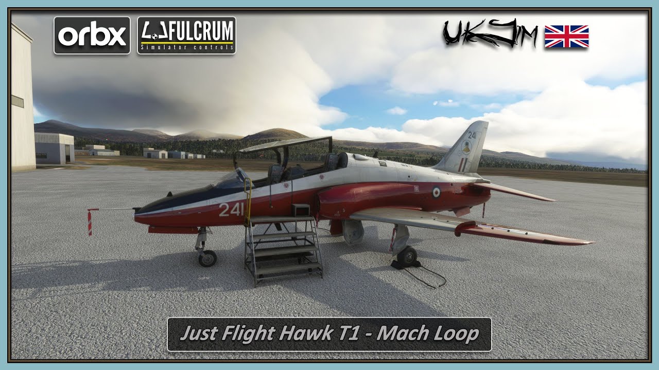 MSFS VR - Just Flight Hawk T1 - Mach Loop Mayhem - YouTube