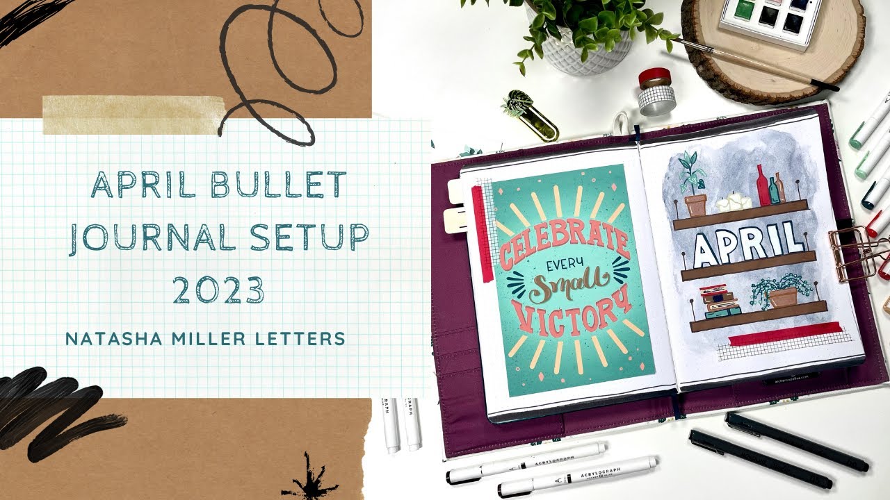 April Bullet Journal Setup 2023 - YouTube