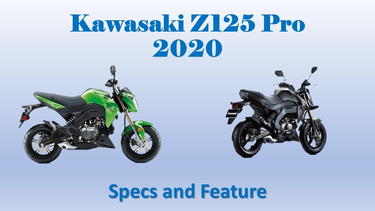 Kawasaki Z125 Pro 2020 Specs and Feature - YouTube