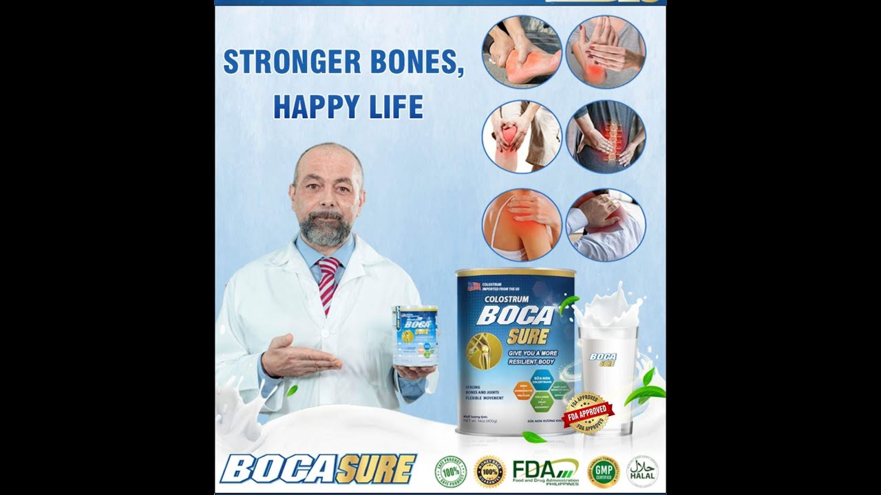 Boca Sure Bones & Joints Colostrum imported from the USA - YouTube