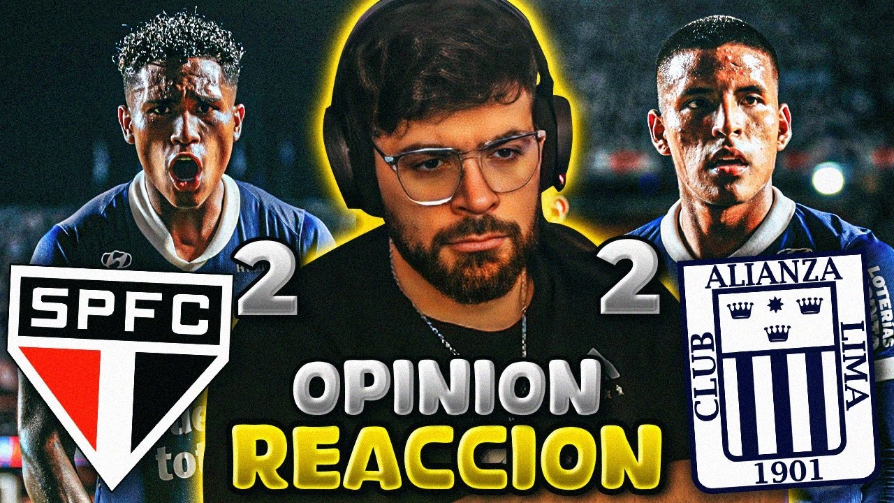 LA COBRA REACCIONA Y OPINA DE SAO PAULO 2 - 2 ALIANZA LIMA | COPA ...