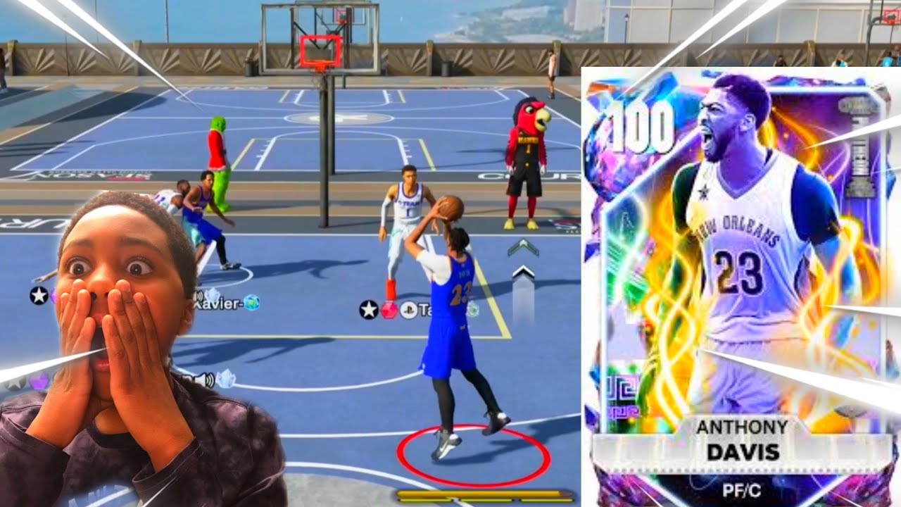 100 OVERALL ANTHONY DAVIS IS SO TUFF AND UNDERRATED 2k25 MY team - YouTube