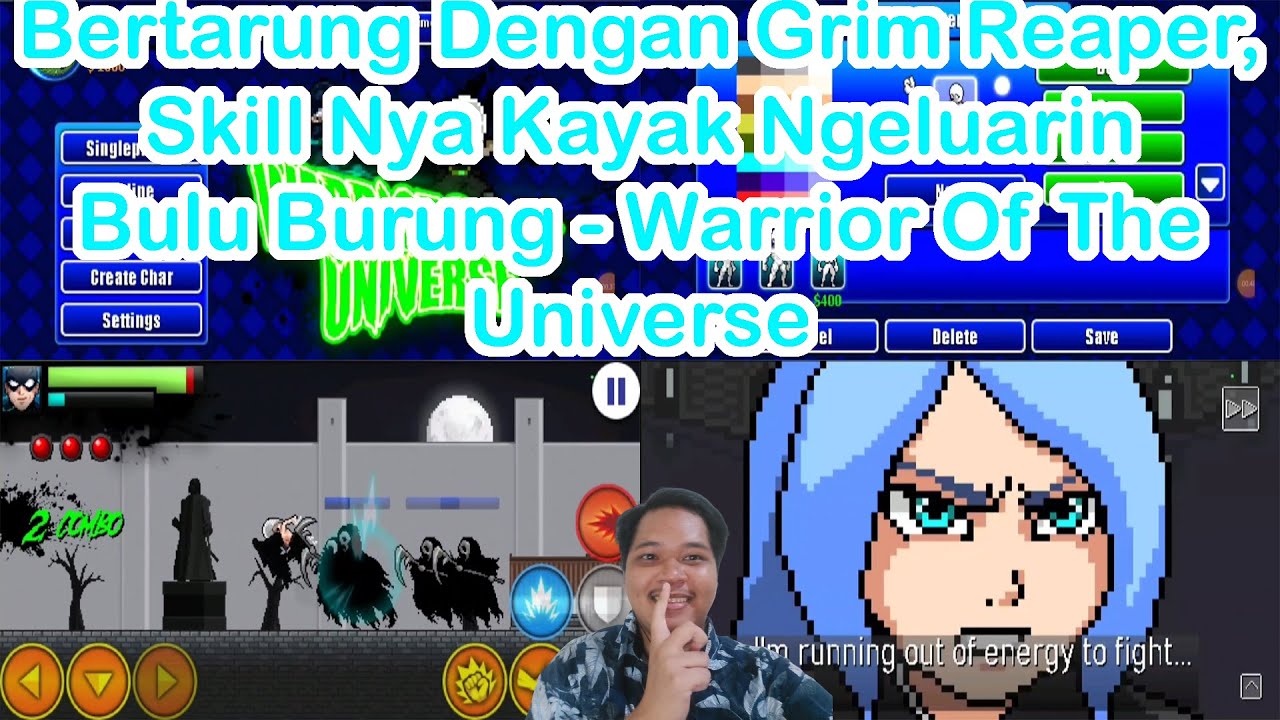 Bertarung Dengan Grim Reaper, Skill Nya Kayak Ngeluarin Bulu Burung ...