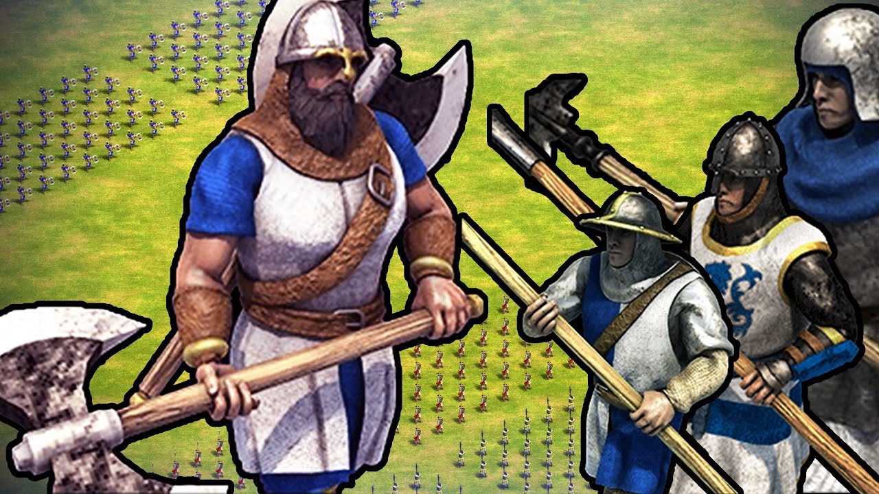 200 ELITE THROWING AXEMEN vs 200x ENTIRE SPEARMAN LINE | AoE II: DE ...