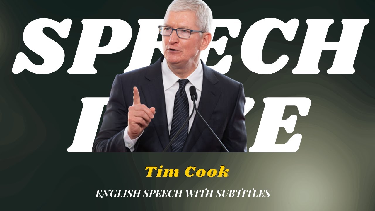 SPEECH DAZE | Stanford Commencement address by Tim Cook - YouTube